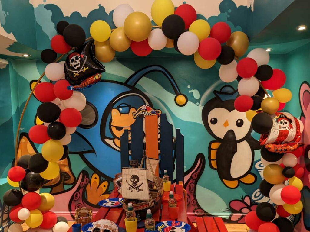 Pirate Birthday Party Room