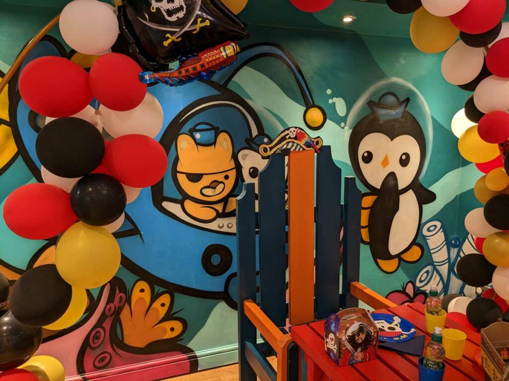 Pirate Birthday Party Room