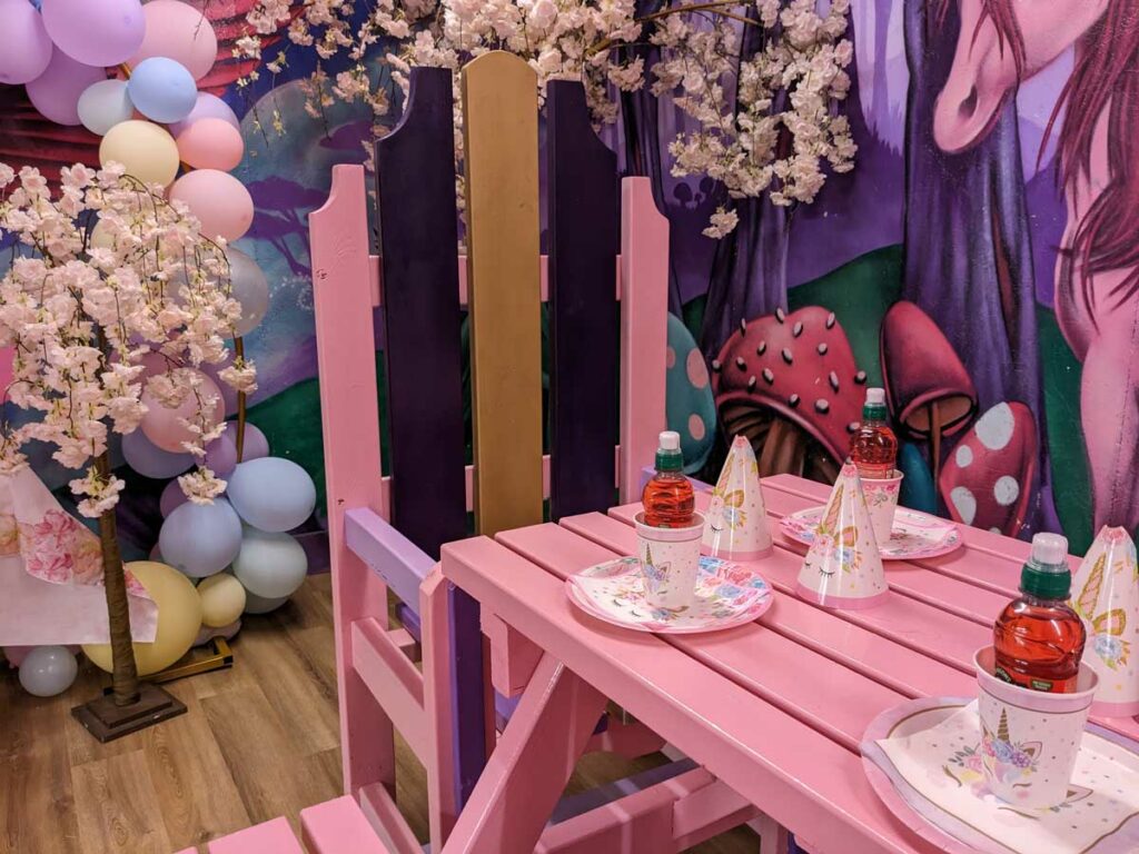 Princess Birthday Party Room