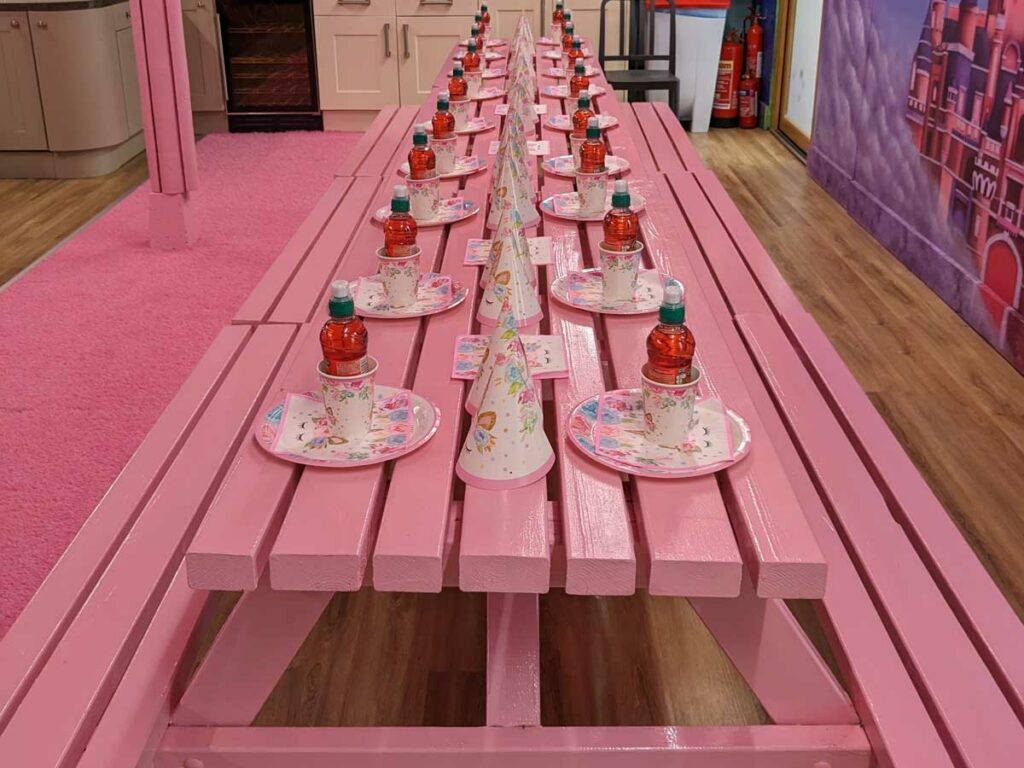 Princess Birthday Party Room