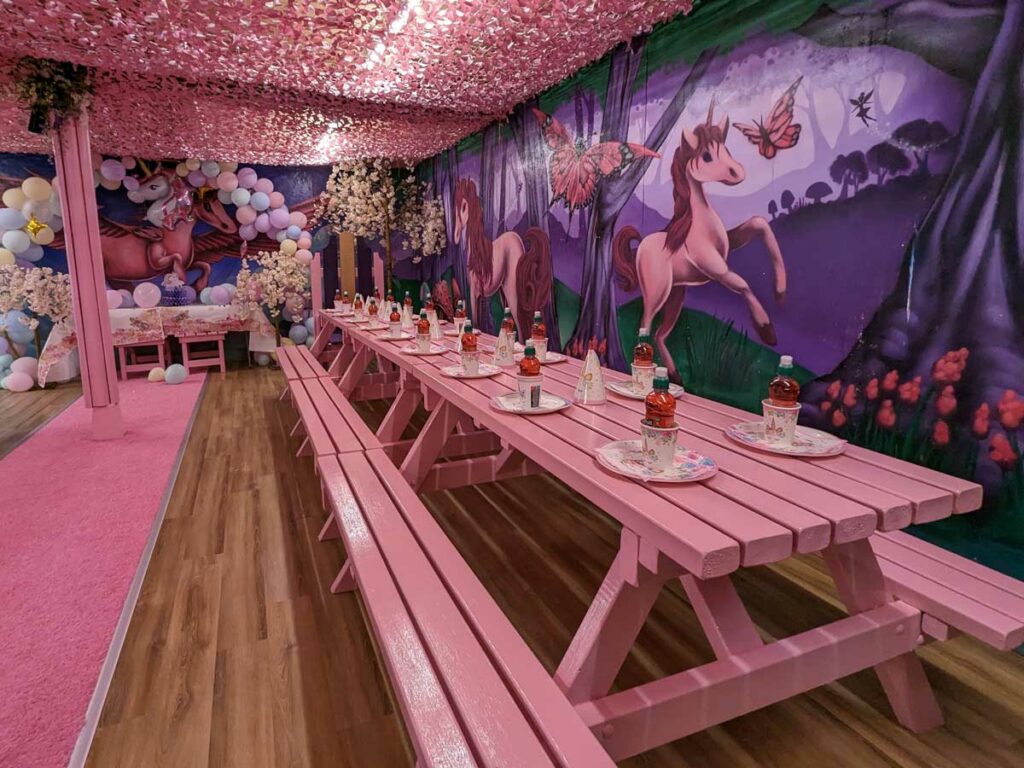Princess Birthday Party Room